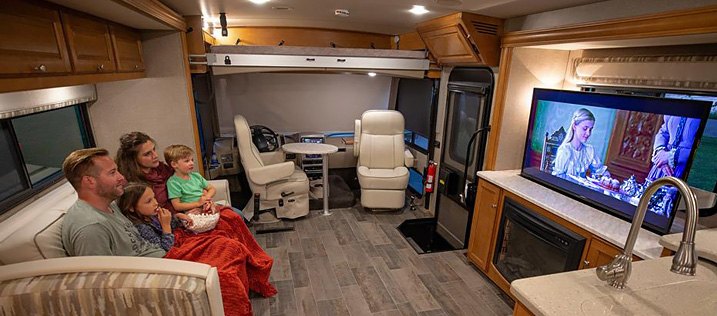 Satellite Dishes & TVs Bring Video Into Your RV