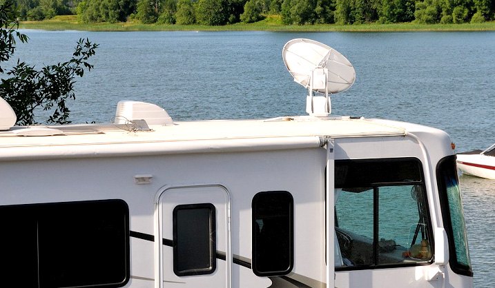 Satellite Dishes & TVs Bring Video Into Your RV