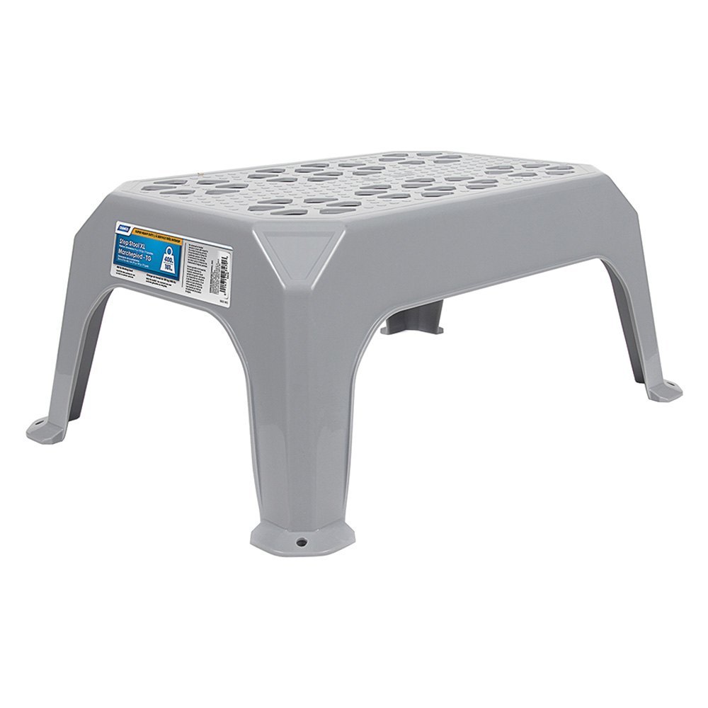 Camco® 43470 - Gray Plastic Non-Folding Step Stool - CAMPERiD.com