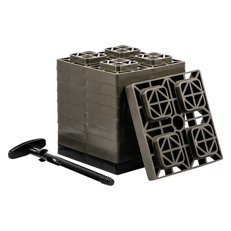 Camco® - FasTen Leveling Blocks with T-Handle - CAMPERiD.com