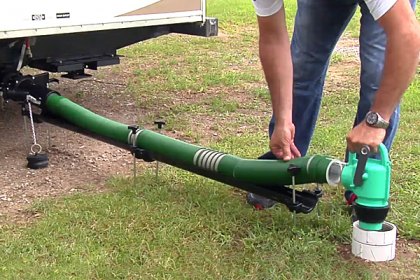 Lippert® 359724 - Waste Master 20' Green Hose Kit with Cam Lock ...