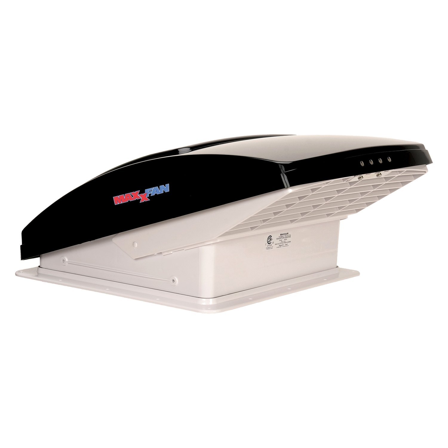 Maxxair® - Maxxfan Deluxe™ Roof Vent with Manual Lid & 4-Speed Fan ...