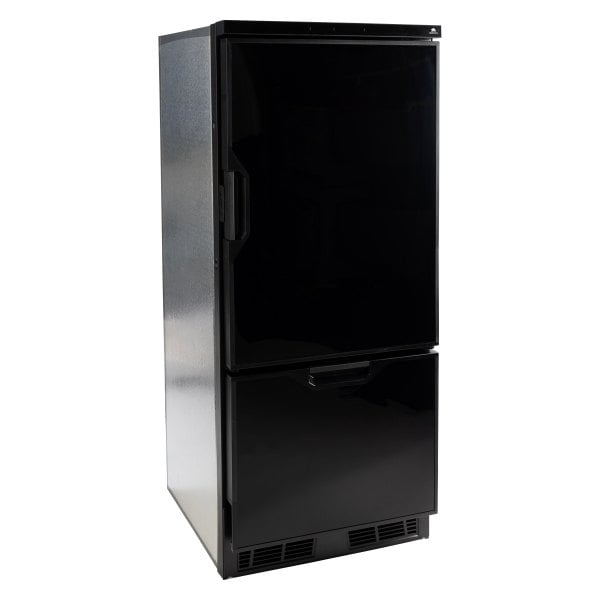 Norcold N2175BPR N2000 Series 6.2 cu ft Black Right Hand DC Built In Double Door RV Refrigerator Freezer CAMPERiD