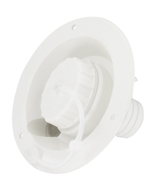 Valterra® A012003 - White Plastic Gravity Recessed Water Fill with ...